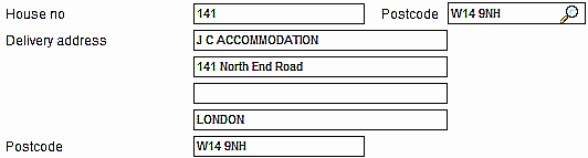 Looking up an address